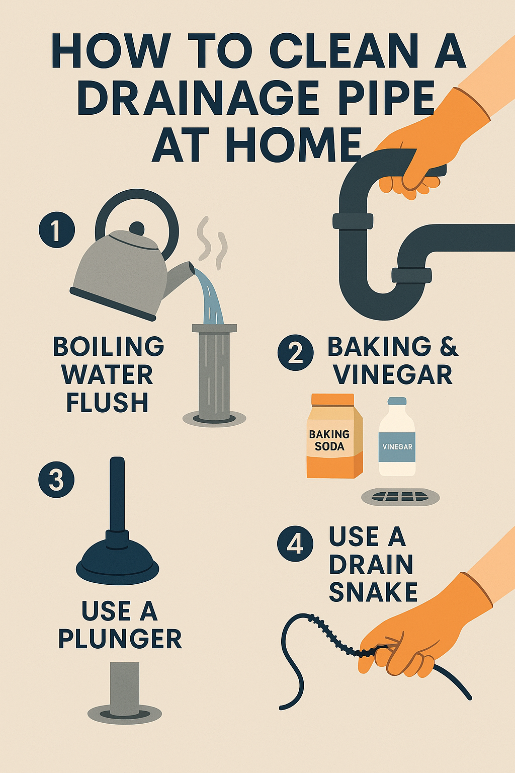 How to Clean a Drainage Pipe at Home | Easy DIY Drain Cleaning Tips