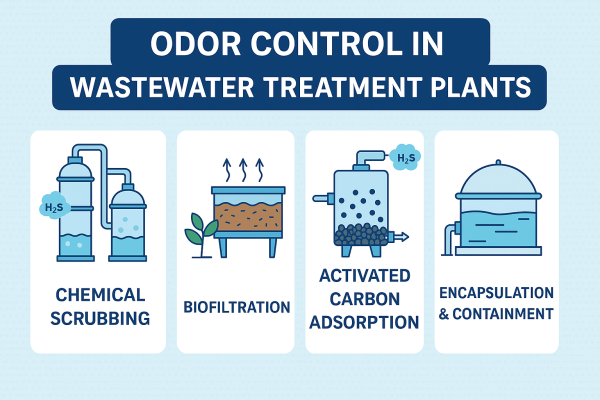 Odor Control in Wastewater Treatment Plants | Methods & Best Practices